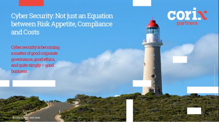 Corix Partners in the Cyber Security Community - Q4 2020 - Corix Partners